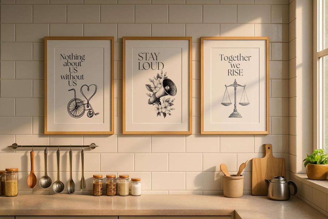 Set of 3 Social Justice Posters – Inclusive Wall Art – Empowerment ...