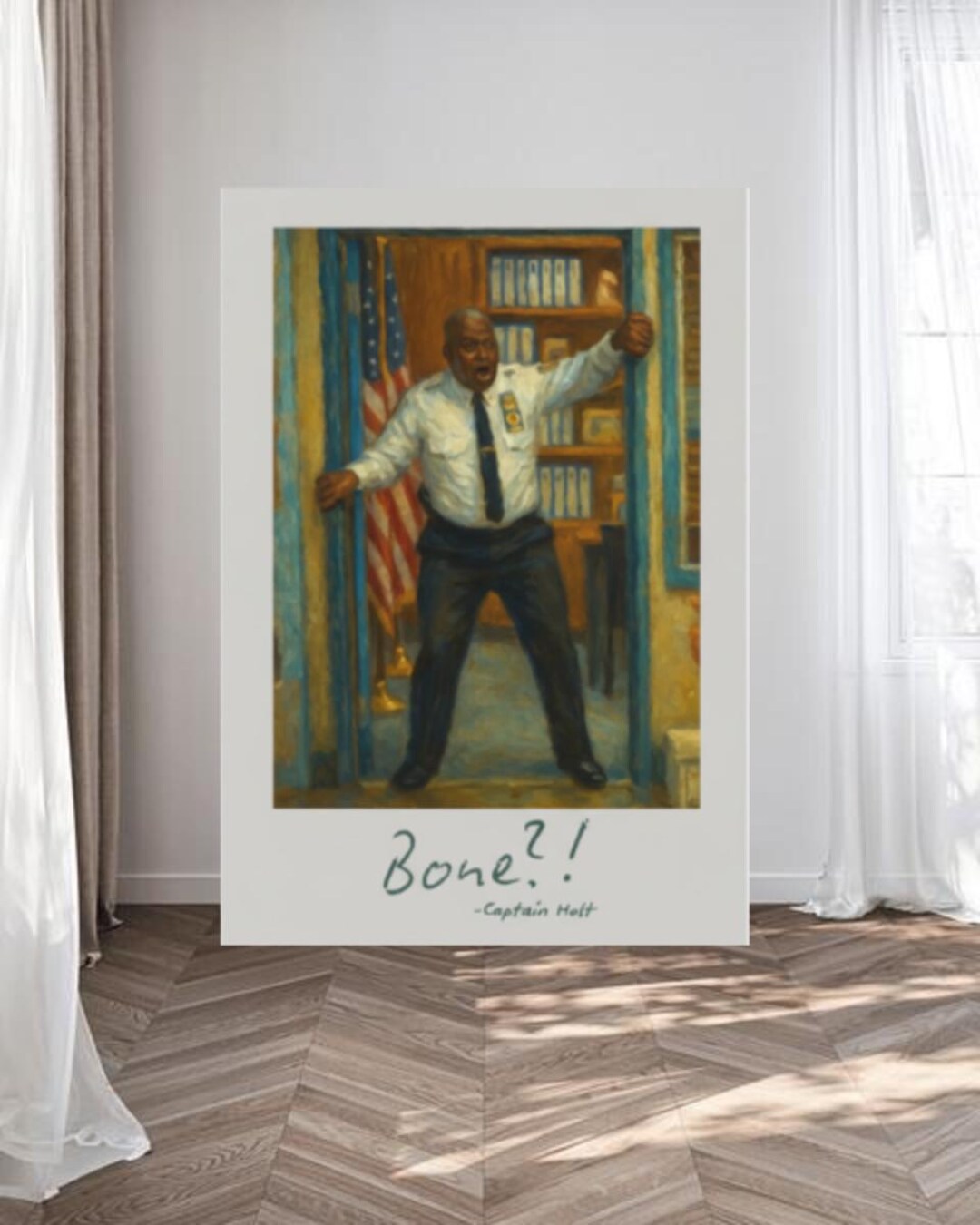 Captain Holt “bone” Printable Aesthetic Wall Art Brooklyn Nine-nine ...
