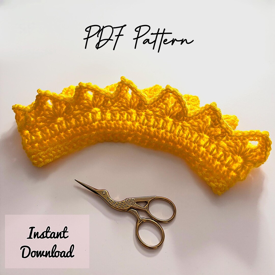 Crochet Crown Tiara Pattern: Newborn to Adult Size (PDF Pattern) - Etsy
