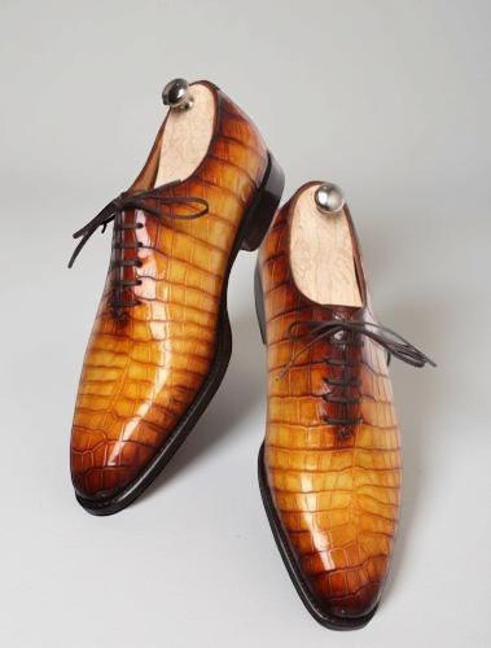Men's Handmade Pure Leather Texture Formal Dress Shoes - Etsy