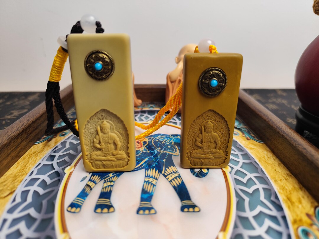 Hand-carved Songhua Stone Acala Statue | Buddhist Feng Shui Amulet - Etsy