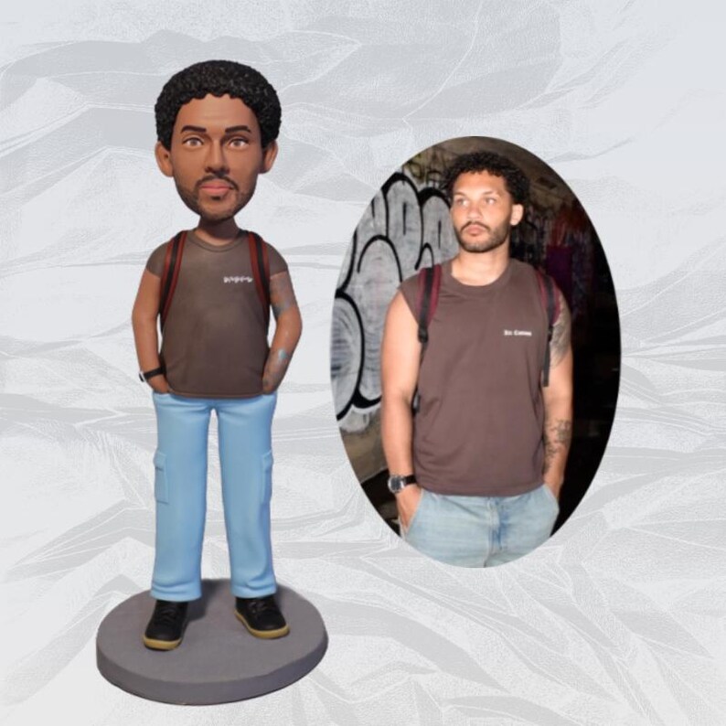 Custom Polymer Clay Bobblehead, Personalized Gift - Etsy
