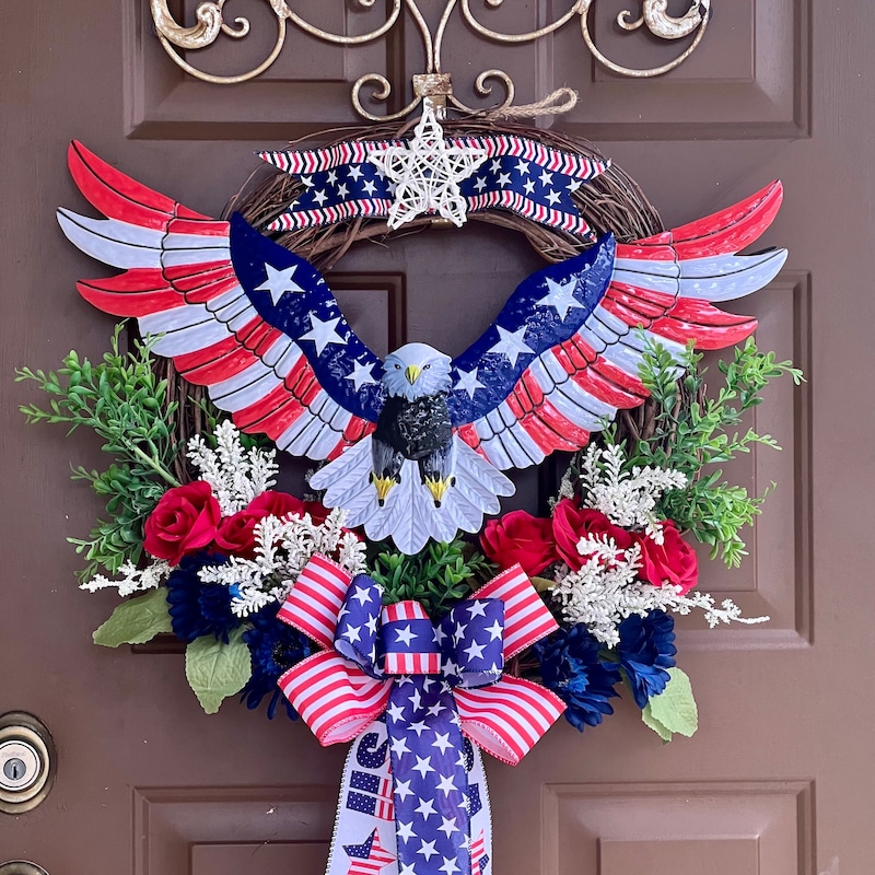 Eagle Wreath - Etsy
