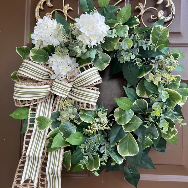 Modern Spring Wreath - Etsy