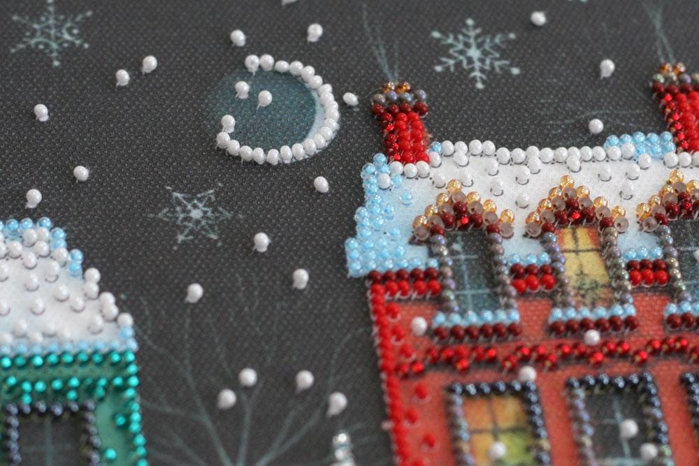 Bead Embroidery Kit Christmas, DIY Beadwork Craft Kit for Adults, Easy ...