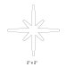 Star Wall Stencil for Painting Kids or Baby Room Mural sku395-istencil ...