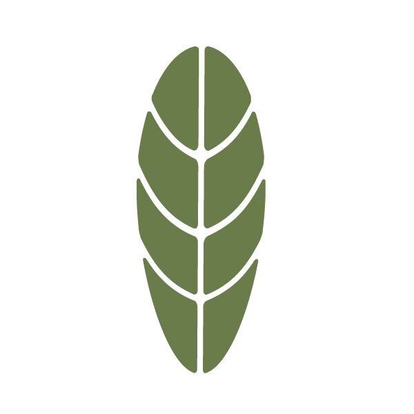 Jungle Leaf Stencil for Painting Kids or Baby Room Mural | Etsy