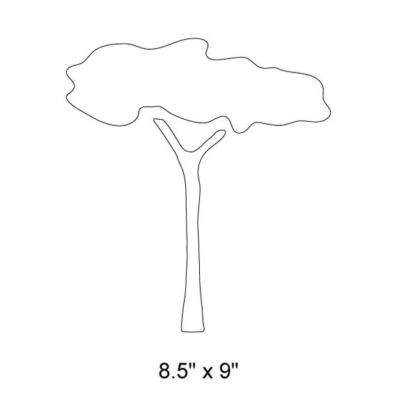 Jungle Tree Drawing