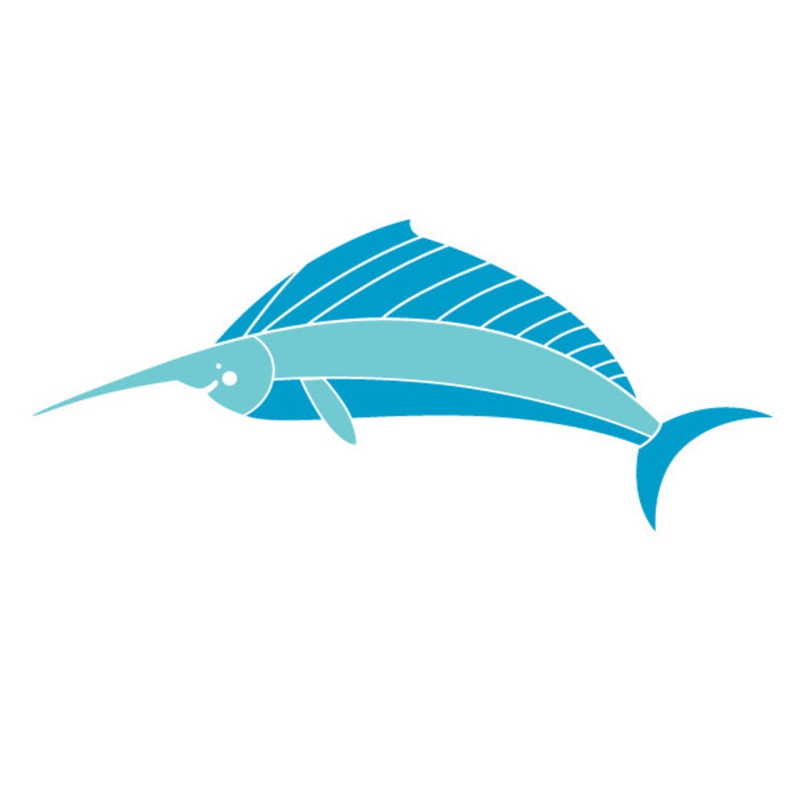 Swordfish Wall Stencil for Painting Kids or Baby Room Mural | Etsy