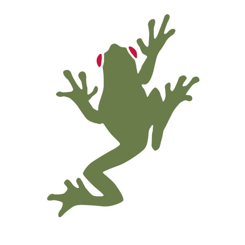 Frog Stencil - Etsy