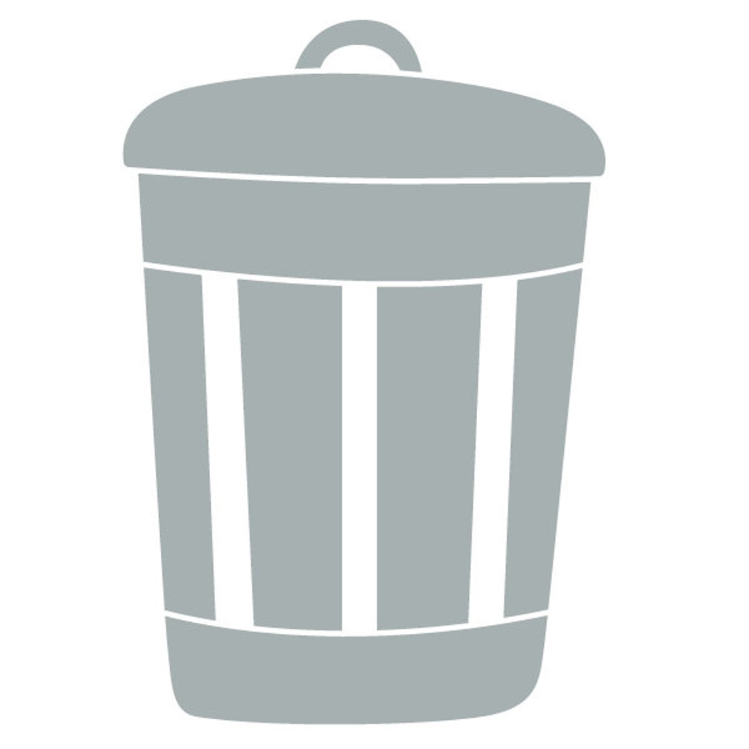 Trash Can Wall Stencil for Painting Kids or Baby Room Mural - Etsy