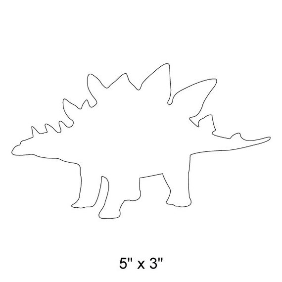 Stegosaurus Stencil