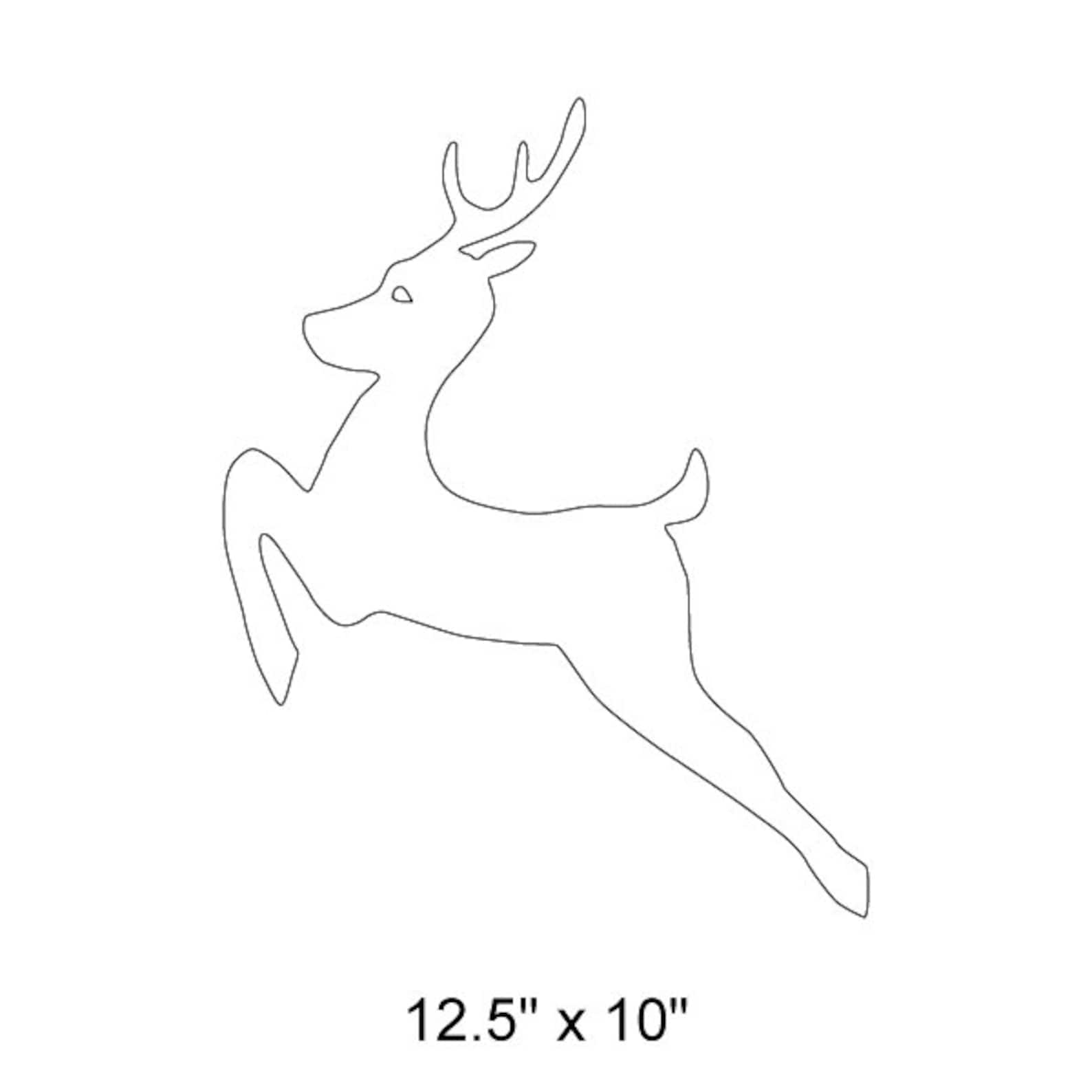 Deer Wall Stencil for Painting Kids or Baby Room Mural | Etsy