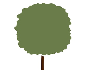 Jungle Tree Stencil for Painting Kids or Baby Room Mural | Etsy