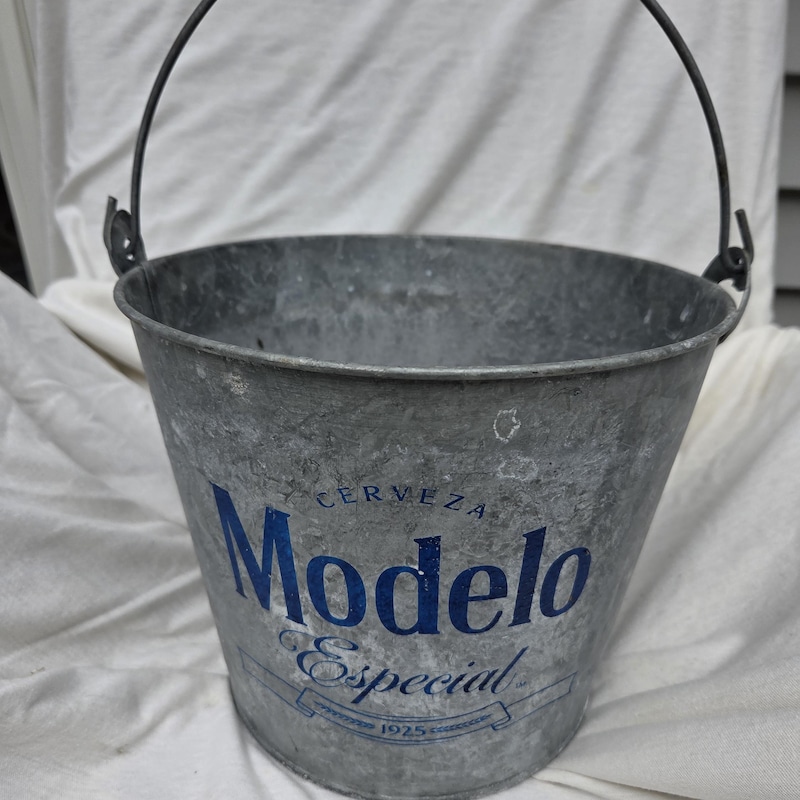 Galvanized Bucket - Etsy