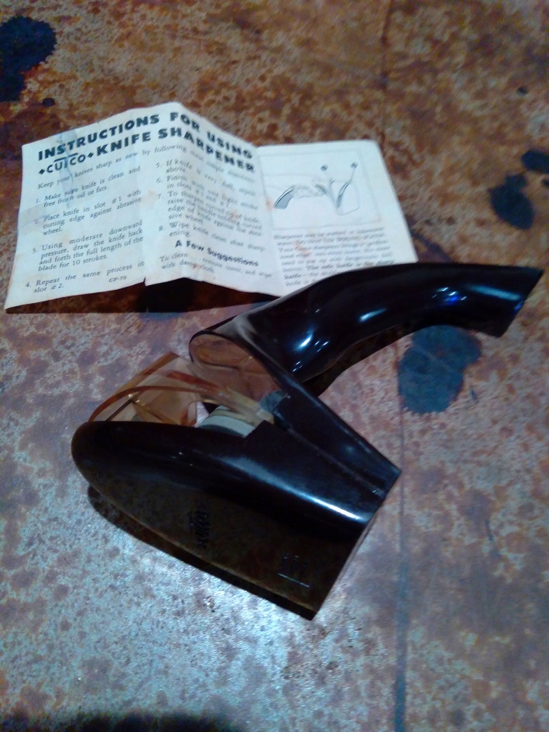 Cutco Knife Sharpening Hooning Tool Vintage in Original Box Bakelite # ...