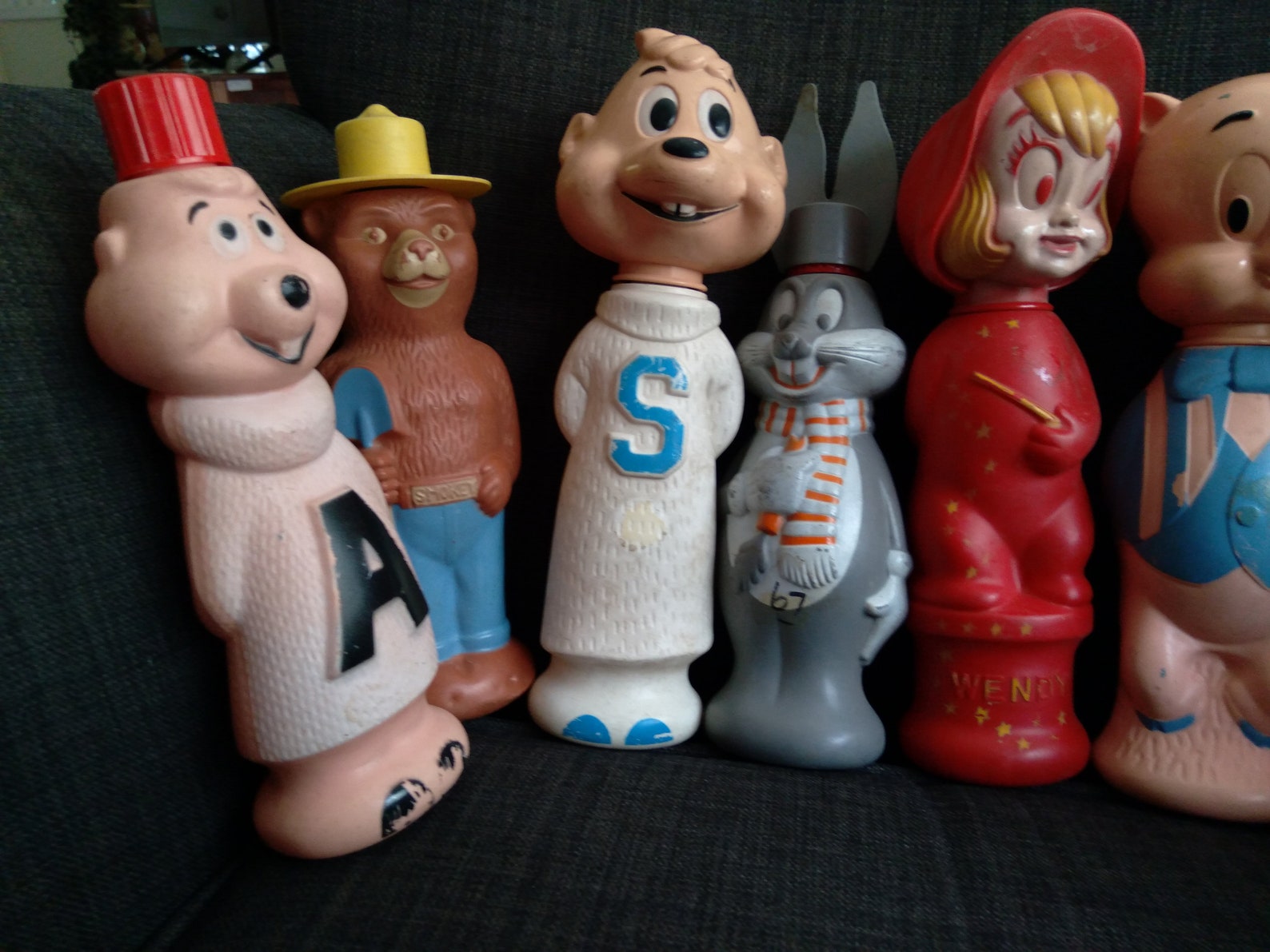Soaky Bubble Bath 1960 Lot of 9 Characters Colgate Palmolive Co Bath ...