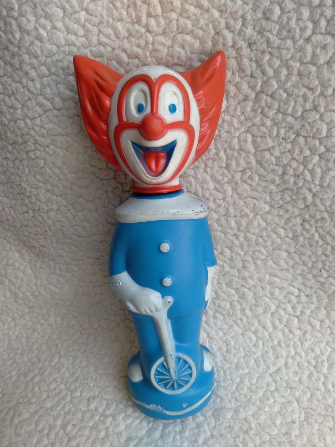 Vintage Bozo the Clown Bubble Bath - 1960s Colgate Palmolive Soaky Toy ...
