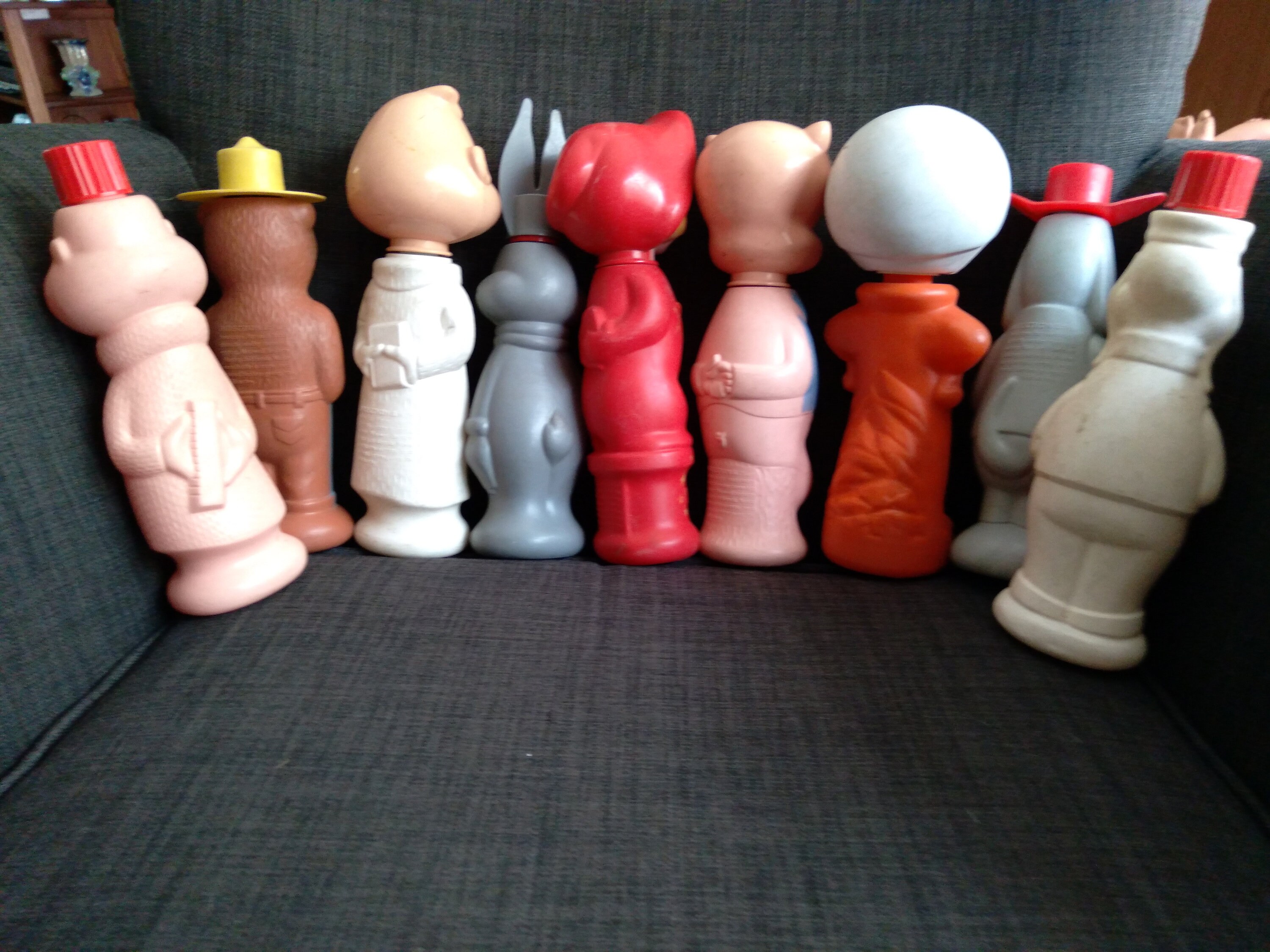 Soaky Bubble Bath 1960 Lot of 9 Characters Colgate Palmolive Co Bath ...