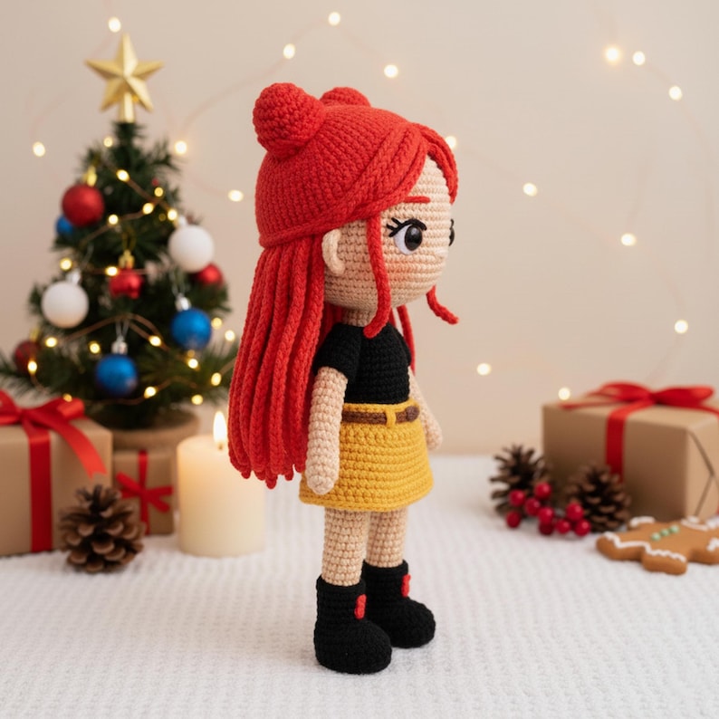 Kpop Girl Group Crochet Doll, Fictional Kpop Girls Amigirumi, Kpop ...