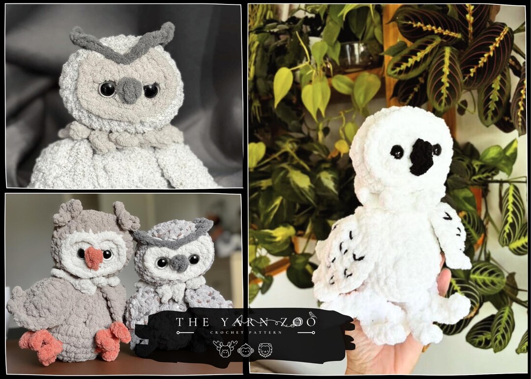 Hoot the Owl - Crochet Pattern - Etsy