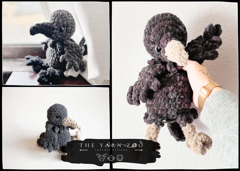 Rebel the Raven - Crochet Pattern - Etsy