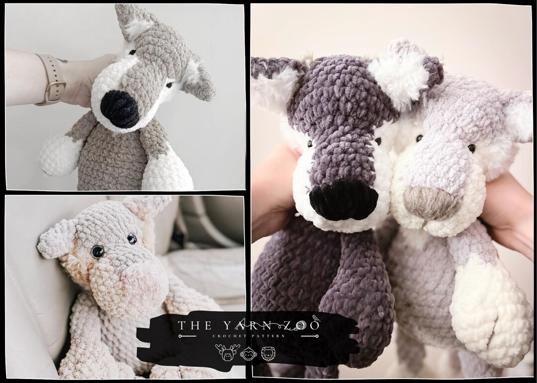 Wilde the Wolf - Crochet Pattern - Etsy
