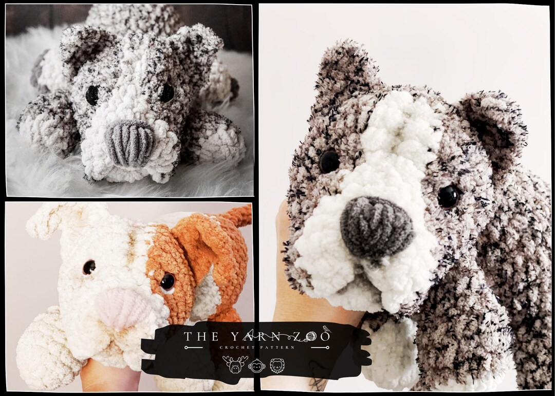 Pilot the Pitbull - Crochet Pattern - Etsy