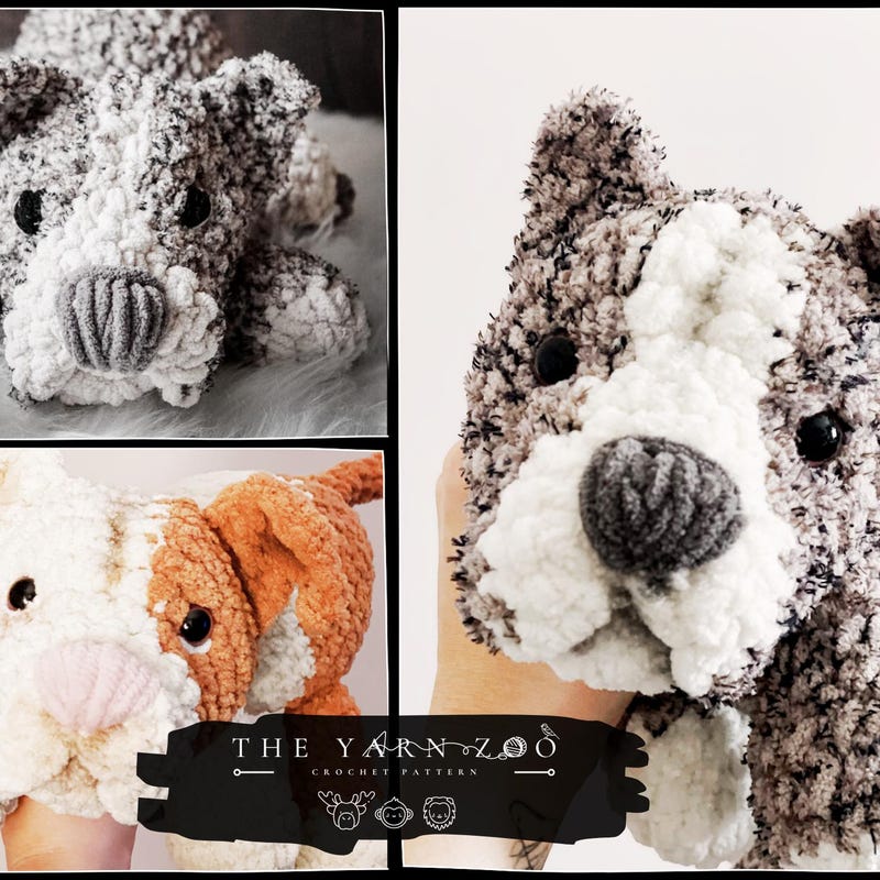 Pitbull in Crochet - Etsy