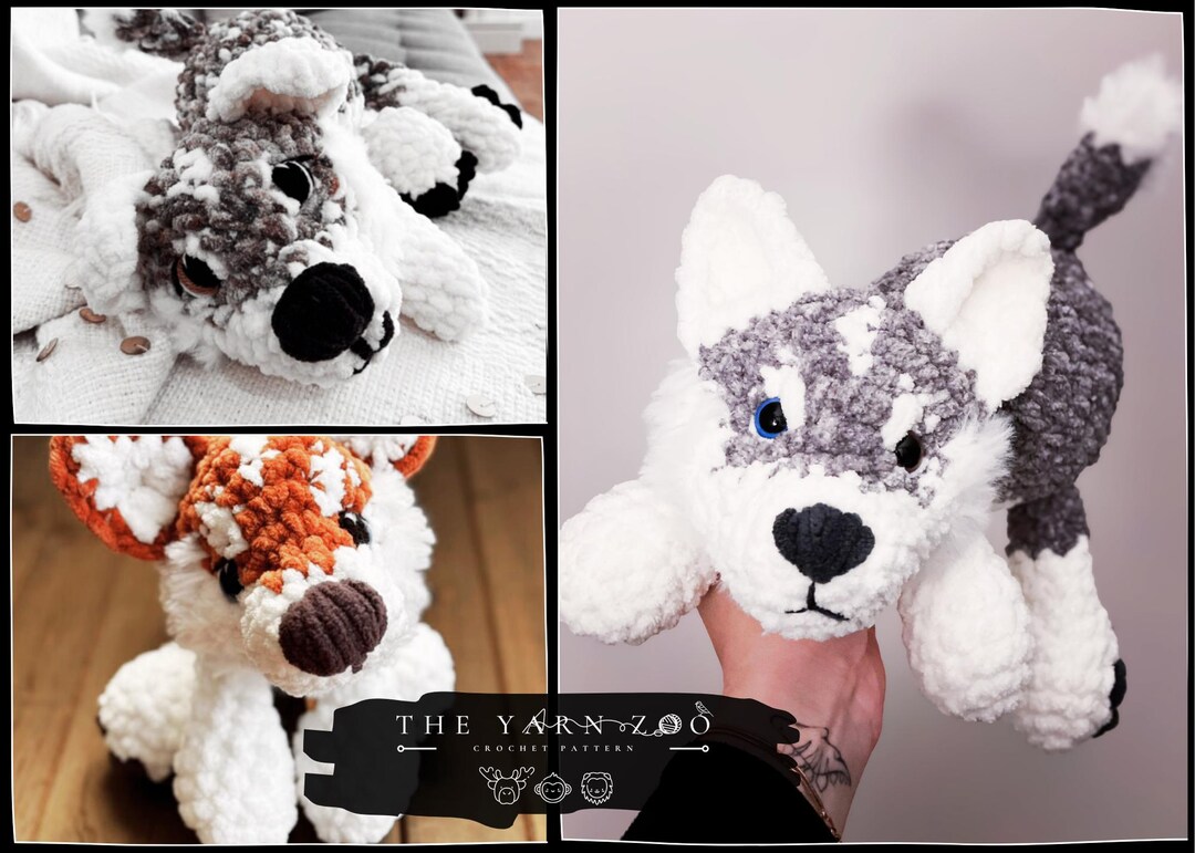 Havoc the Husky - Crochet Pattern - Etsy
