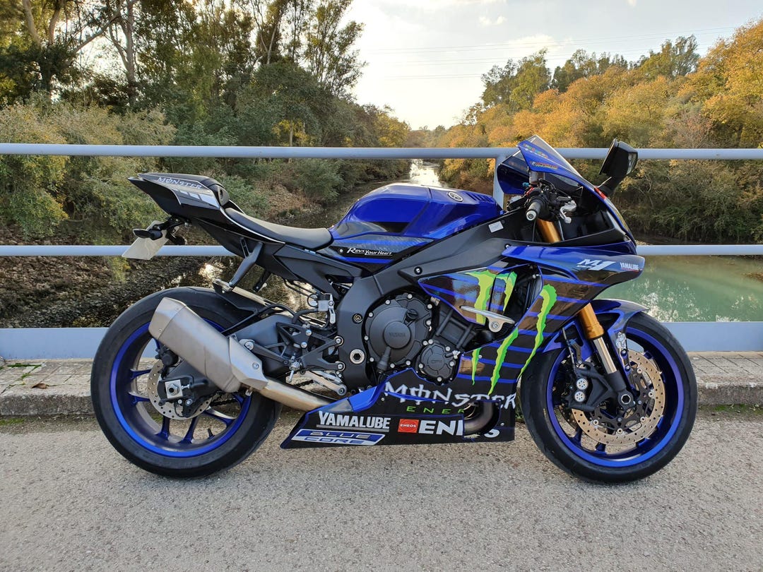 YAMAHA R1 'GP' MOTORCYCLE Graphics Kit – Custom Decals Vinyl Stickers ...