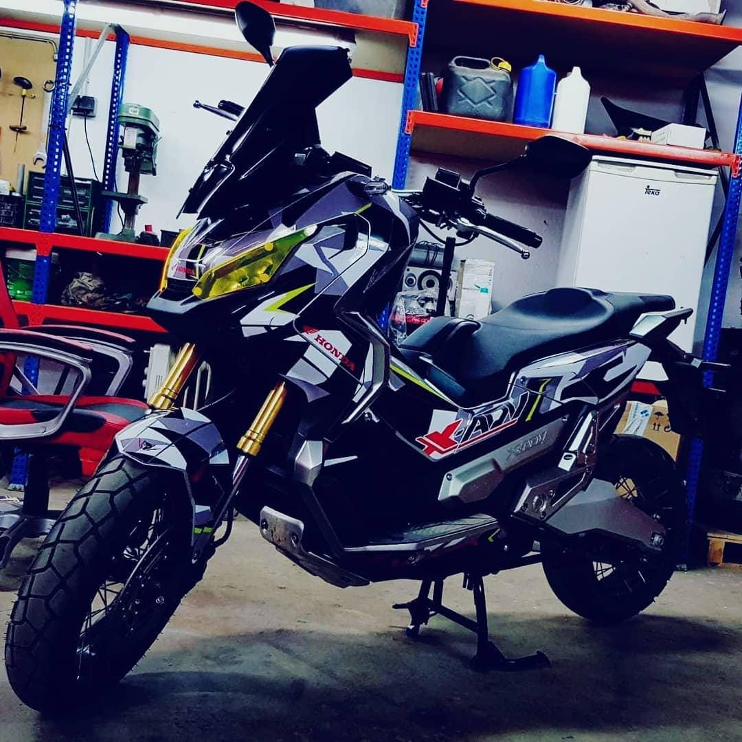 HONDA X ADV 750 'CAMO' Graphics Kit – Custom Decals Vinyl Stickers ...
