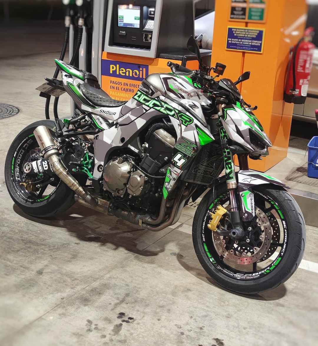 KAWASAKI Z1000 'CAMO' Graphics Kit – Custom Decals Vinyl Stickers ...