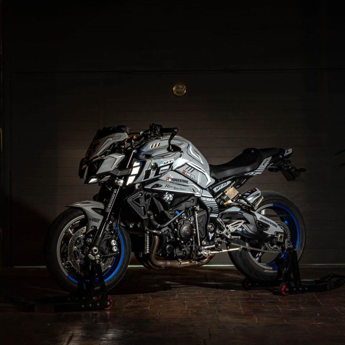 Yamaha MT 10 'TWO-TONE' Graphics Kit – Custom Decals Vinyl Stickers ...