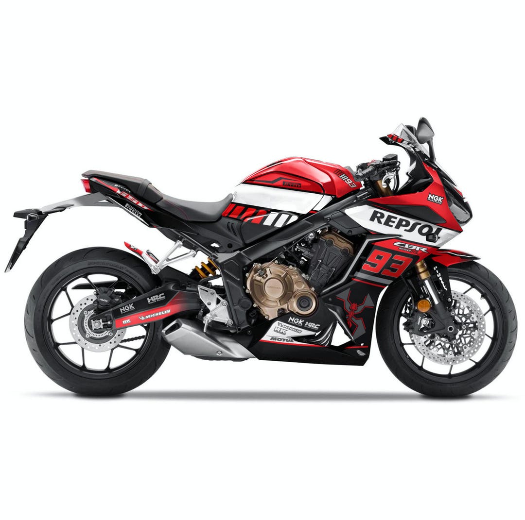 HONDA CBR 650R '93' Graphics Kit – Custom Decals Vinyl Stickers ...