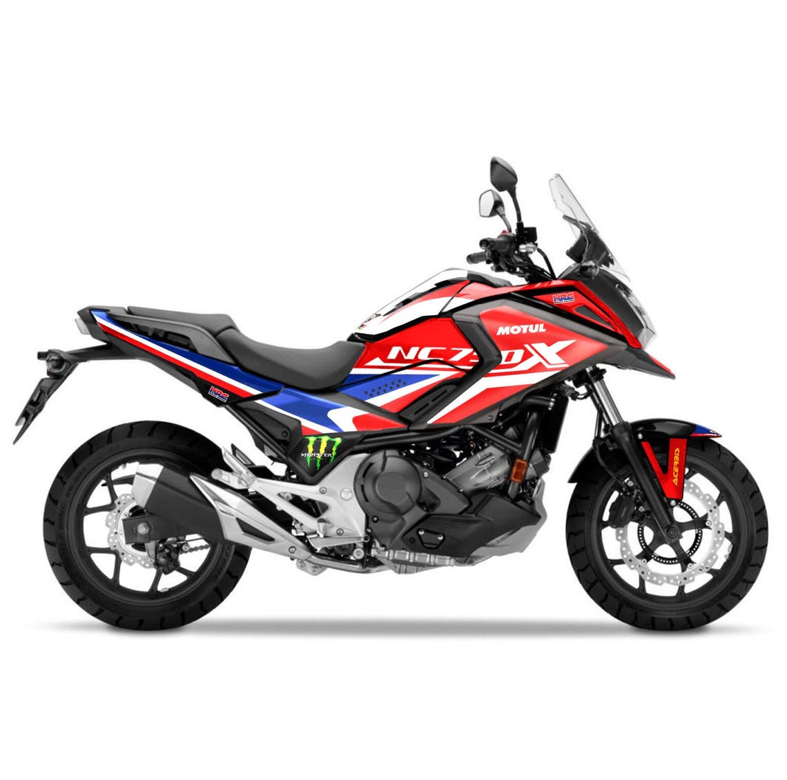 HONDA NC750X 'DAKAR' Graphics Kit Custom Decals Vinyl Wrap and ...