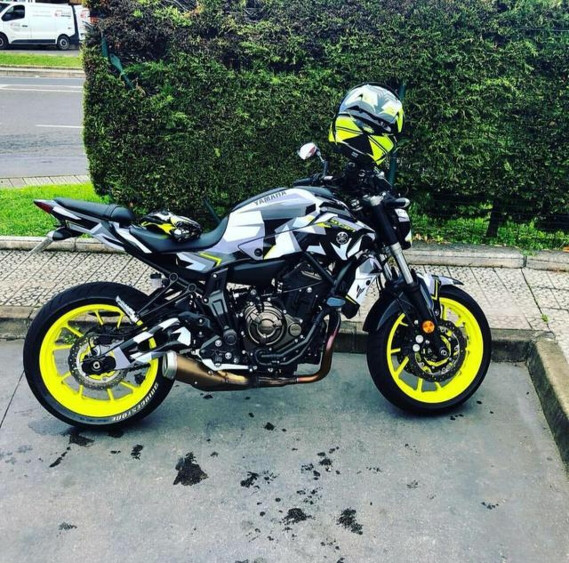 YAMAHA MT 07 'CAMO' Graphics Kit – Custom Decals Vinyl Stickers ...