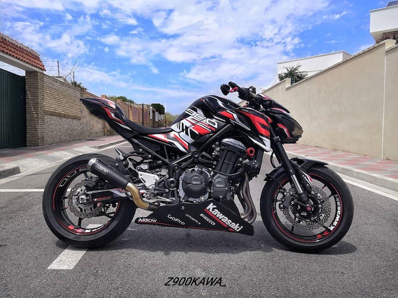 KAWASAKI Z900 'NIGHT' Graphics Kit – Custom Decals Vinyl Stickers ...