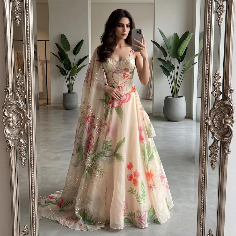 Corset Lehengas - Etsy