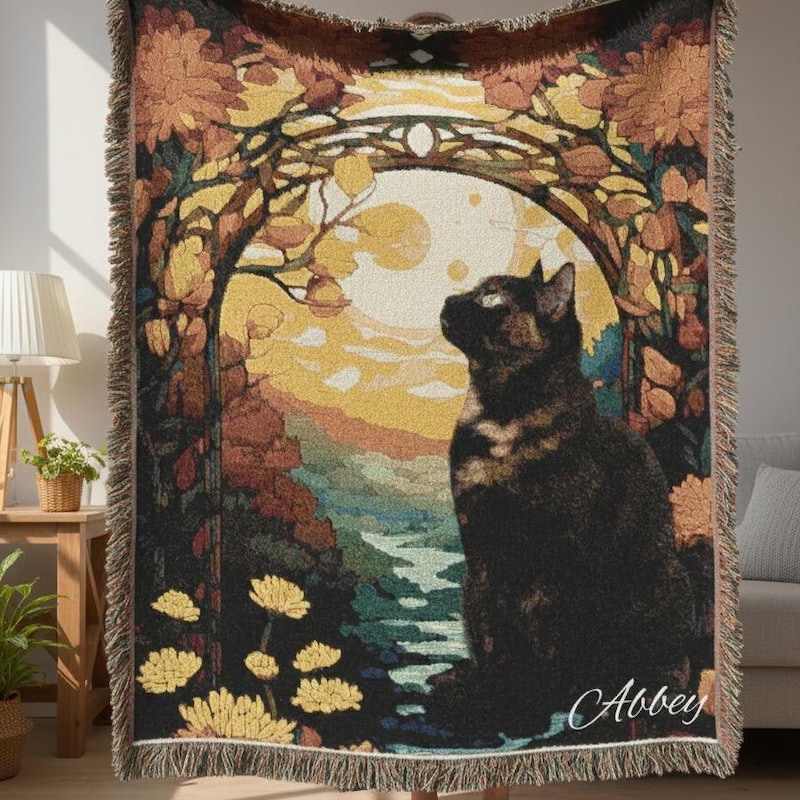 Cat Print Tortie - Etsy