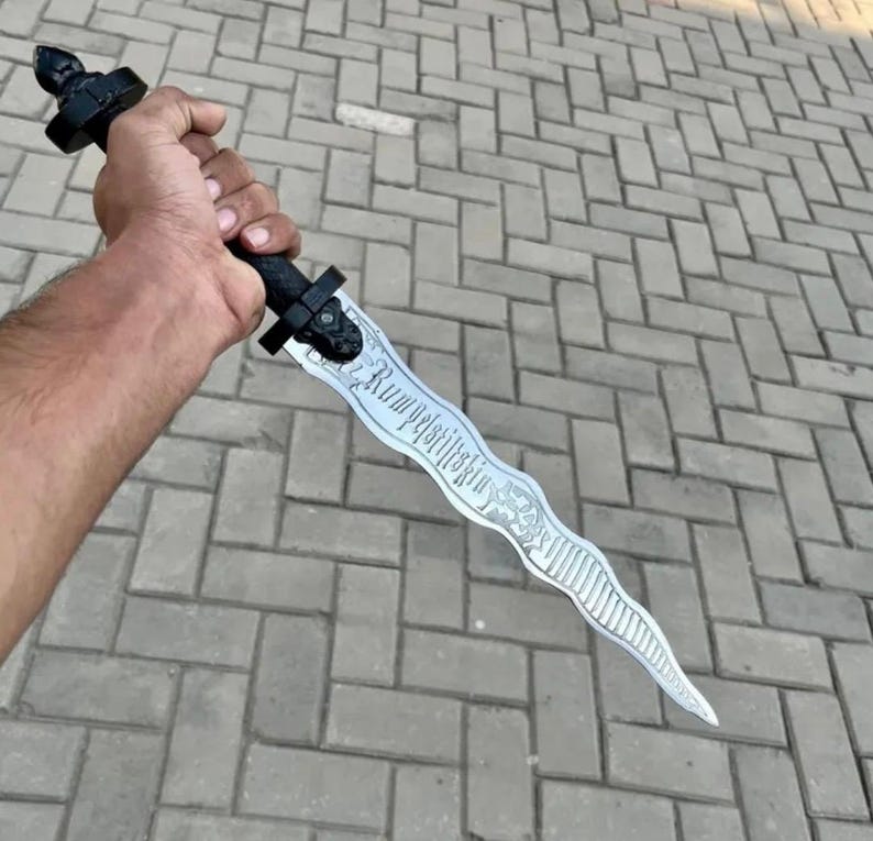Once Upon a Time Dark One Handmade Excalibur Rumpelstiltskin Dagger ...