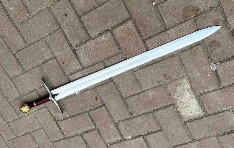 Handmade Rhindon Sword Replica Chronicles of Narnia Inspired ...