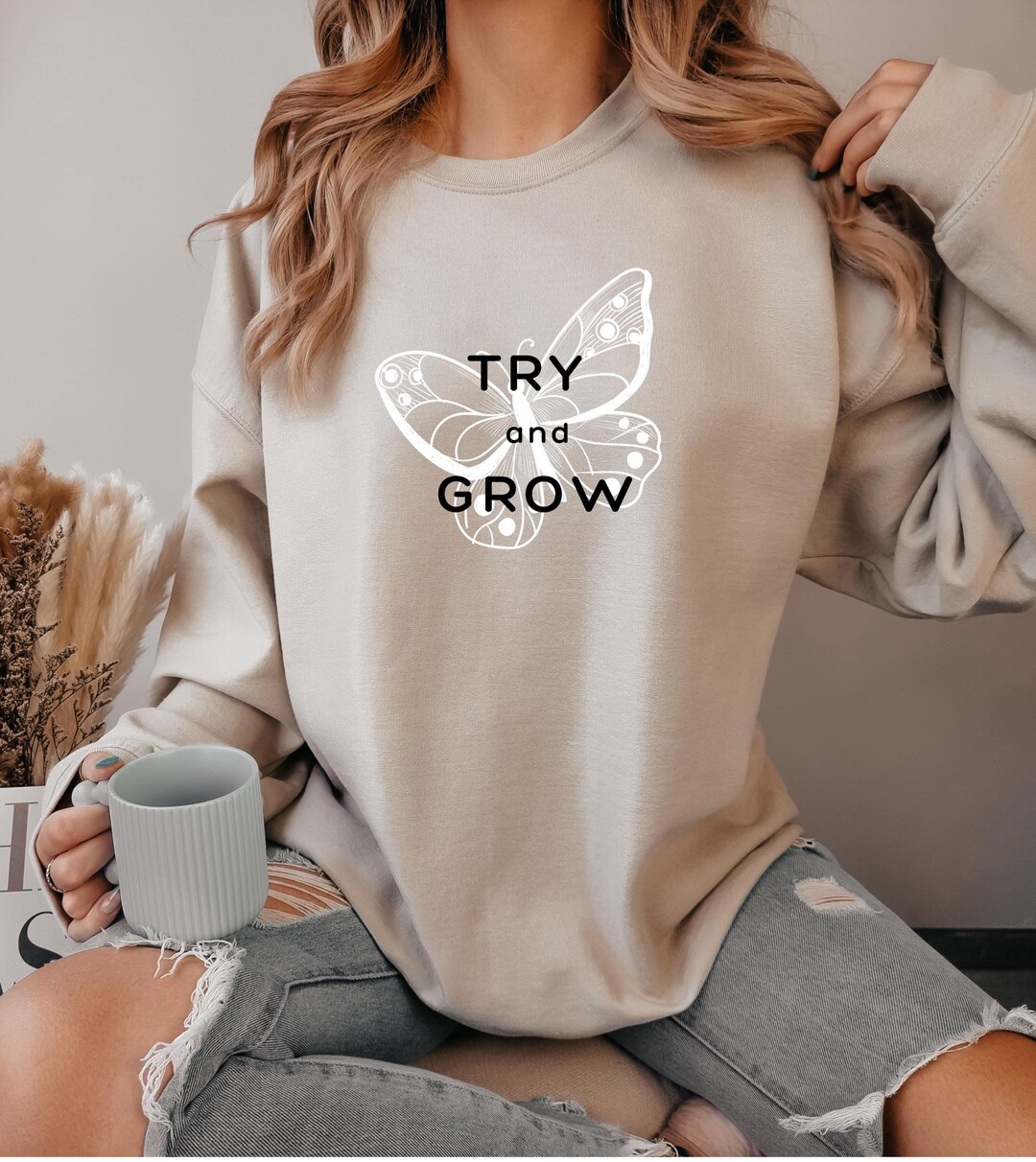 Strength Sweatshirt, Empowerment Sweater, Inspirational Mental Health ...