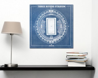 Three Rivers Stadium Seating Chart Diagram Poster - Etsy