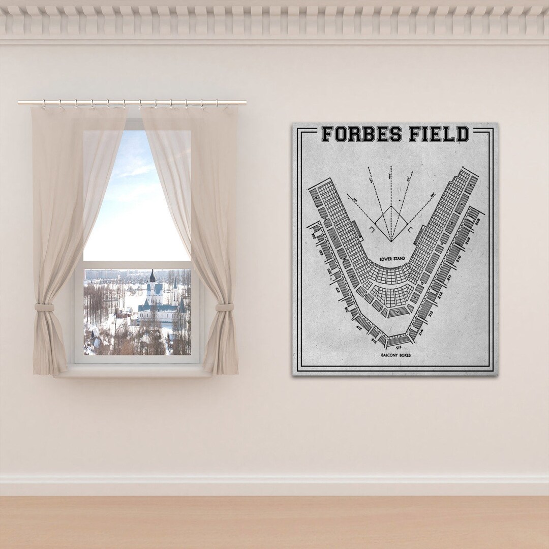 Forbes Field Seating Chart Print: Vintage Pittsburgh Pirates Art - Etsy