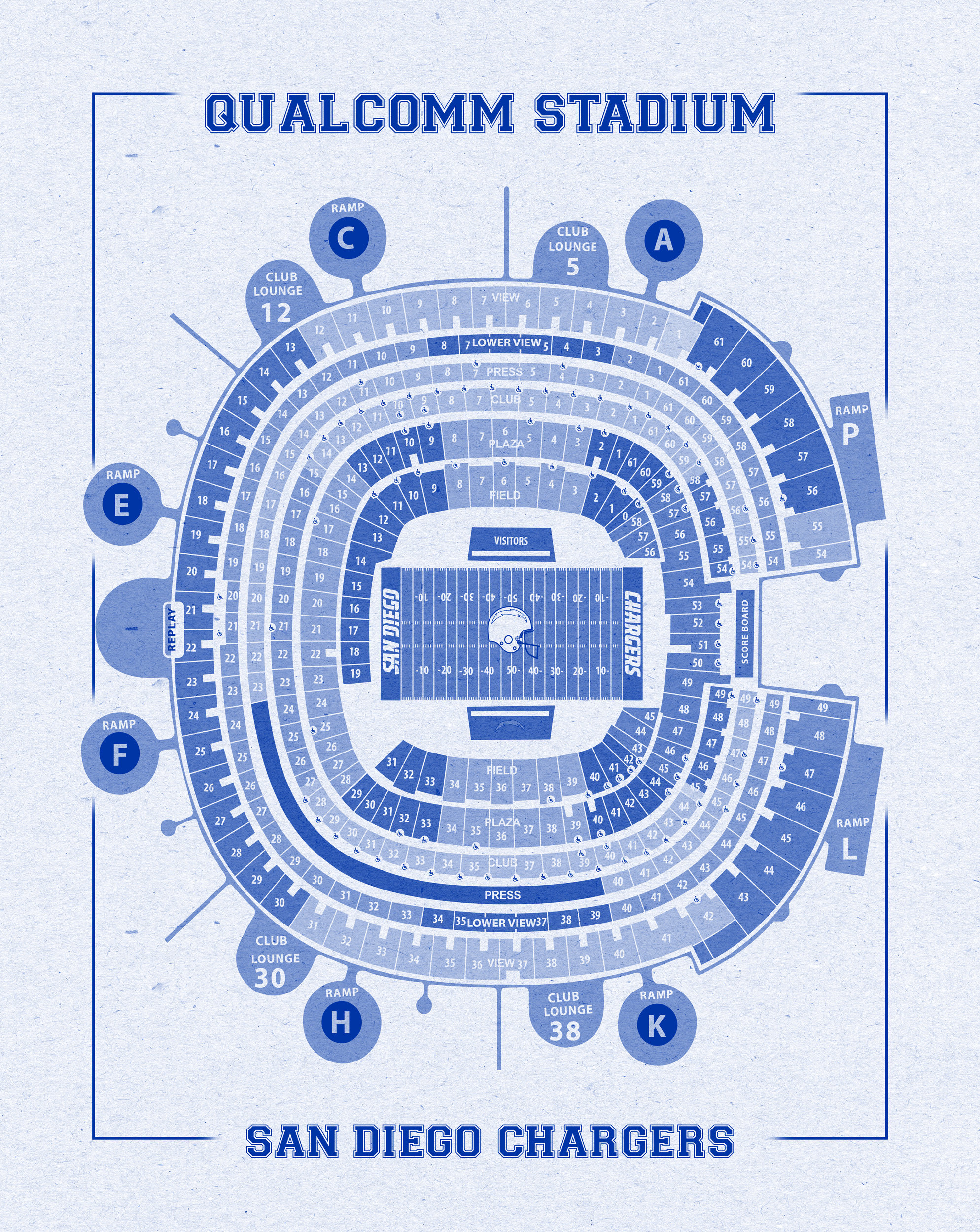Qualcomm Stadium Seating Chart Pictures Directions And