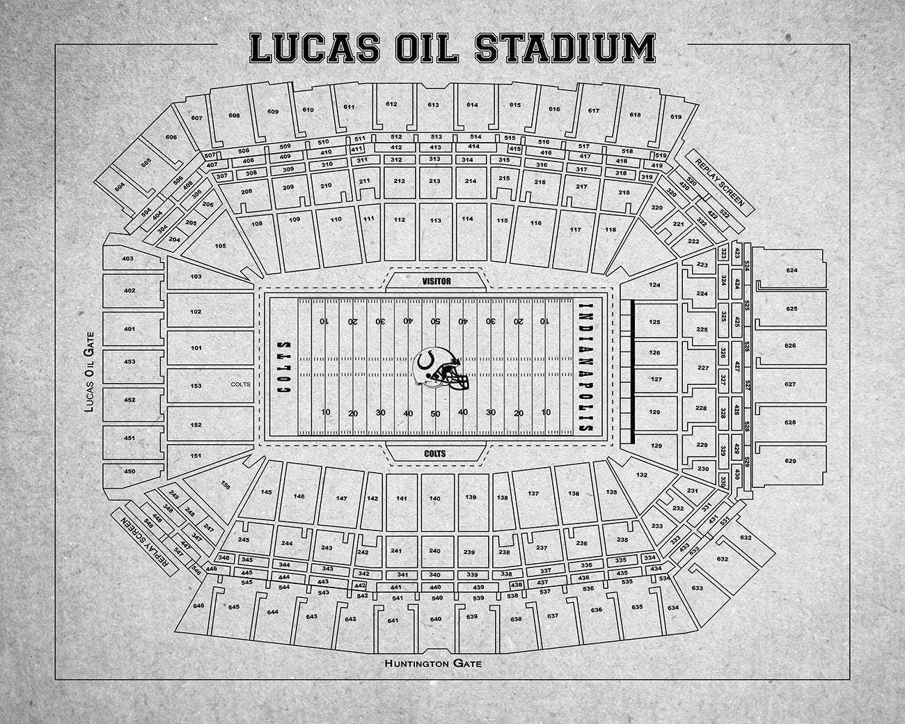 Lucas Oil Stadium Football Seating Chart