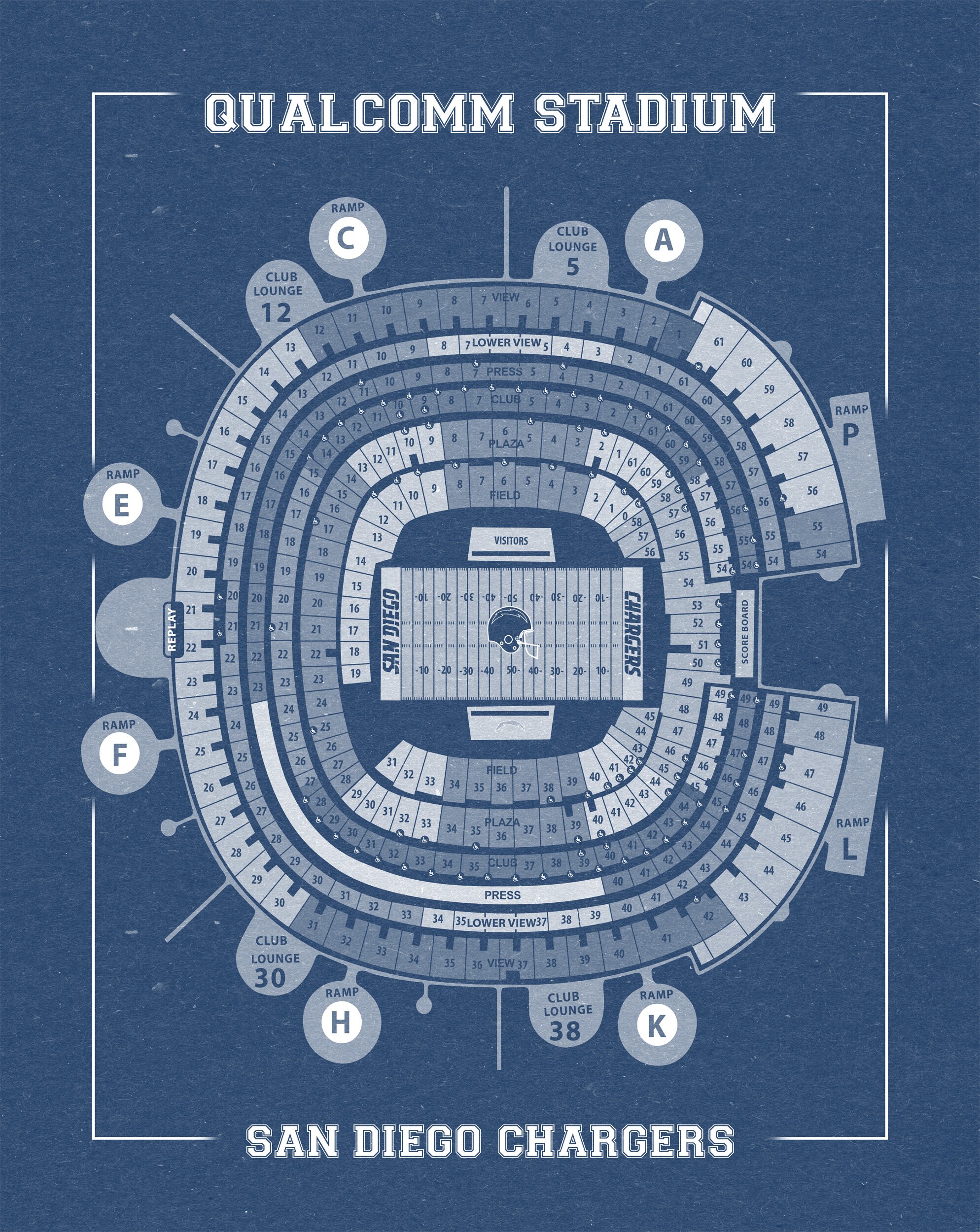 Qualcomm Stadium Seating Chart
