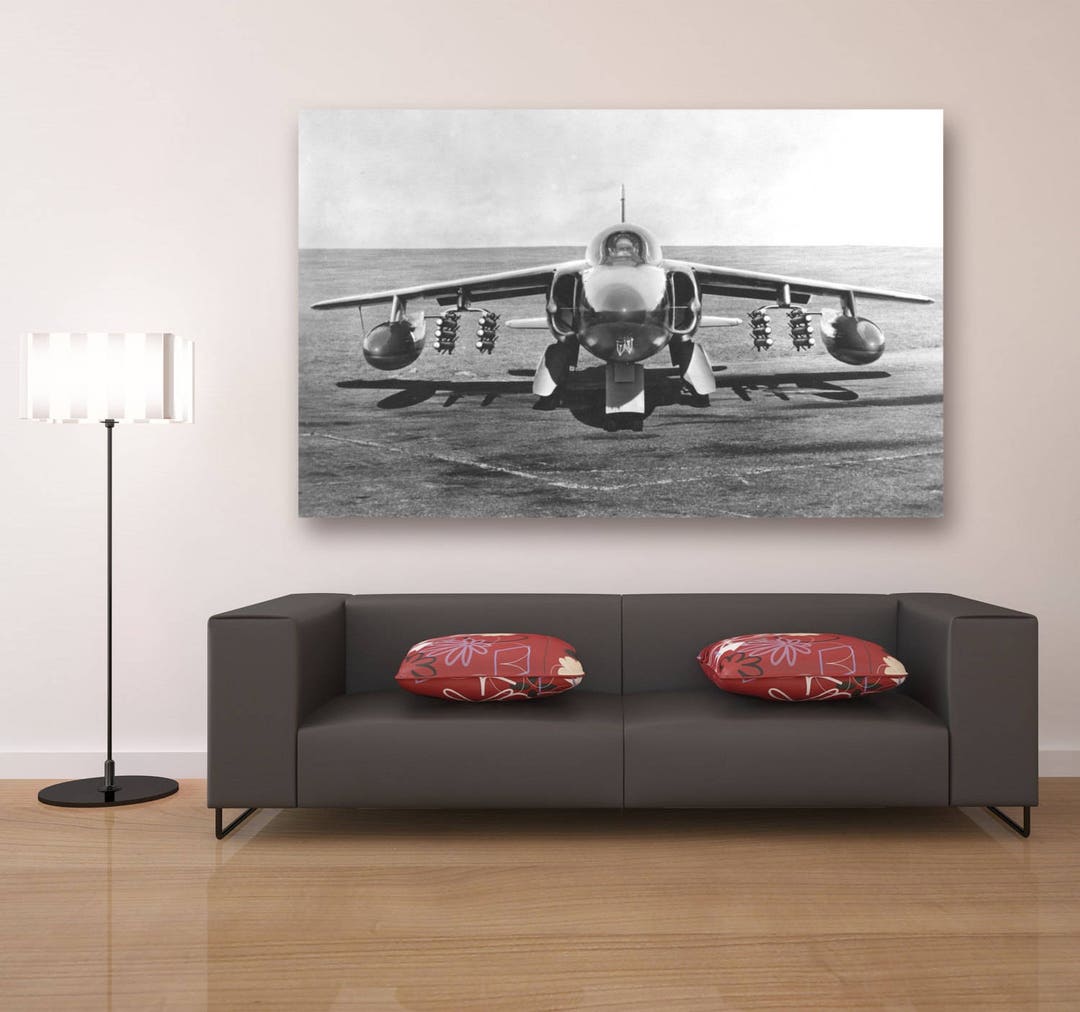 Vintage Airplane Print: Military Aviation Wall Art (photo, Matte, or ...