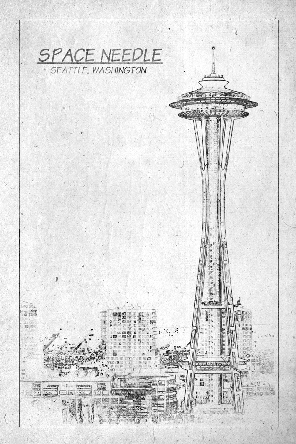 Space Needle Blueprints